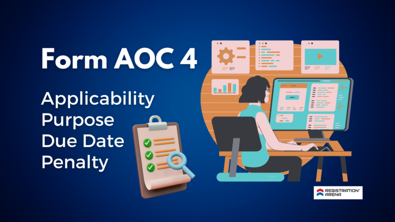 Form AOC 4 - Applicability, Purpose, Due Date and Penalty - 2023